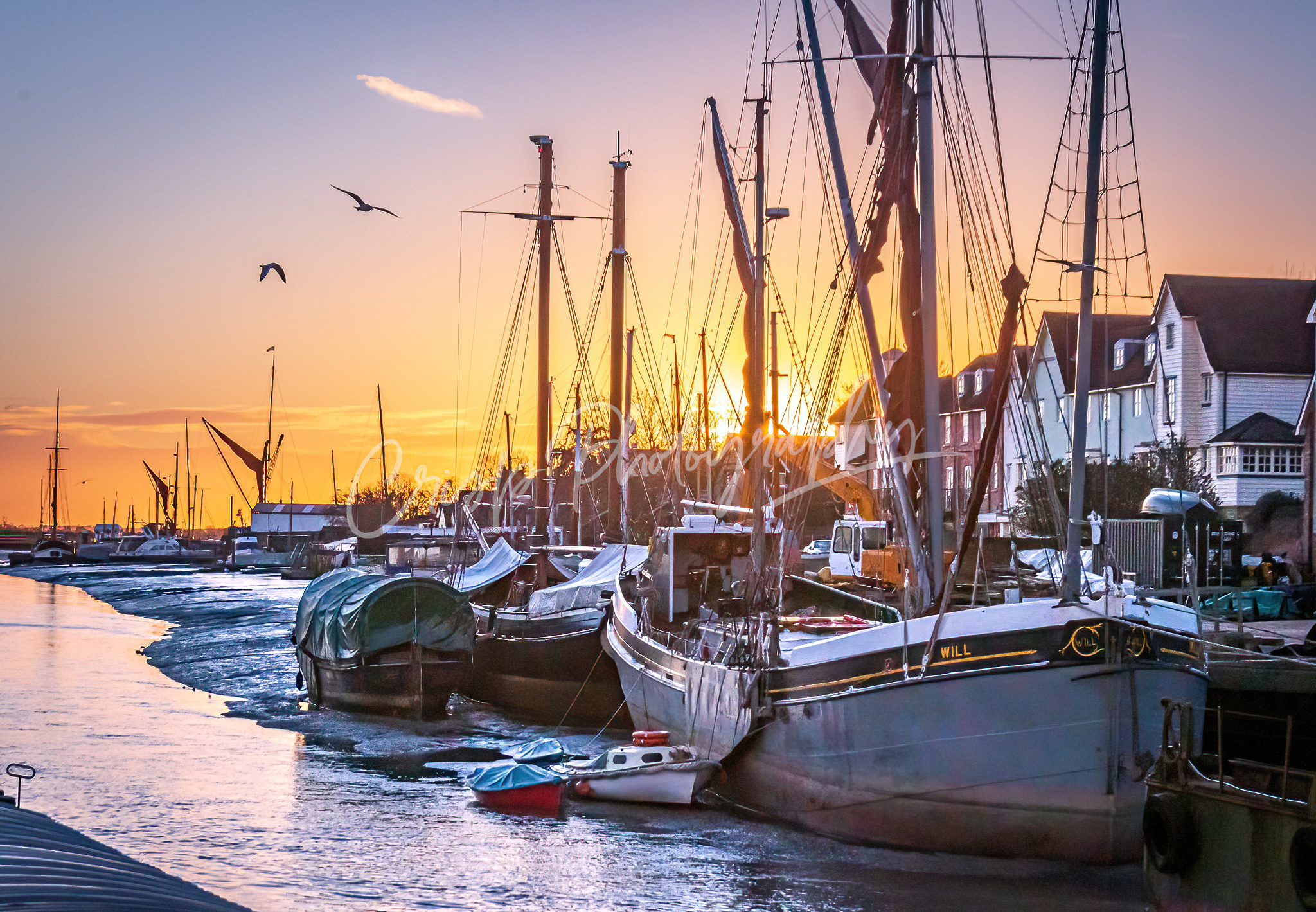 Fullbridge causeway sunrise, Maldon - Crisp Photography
